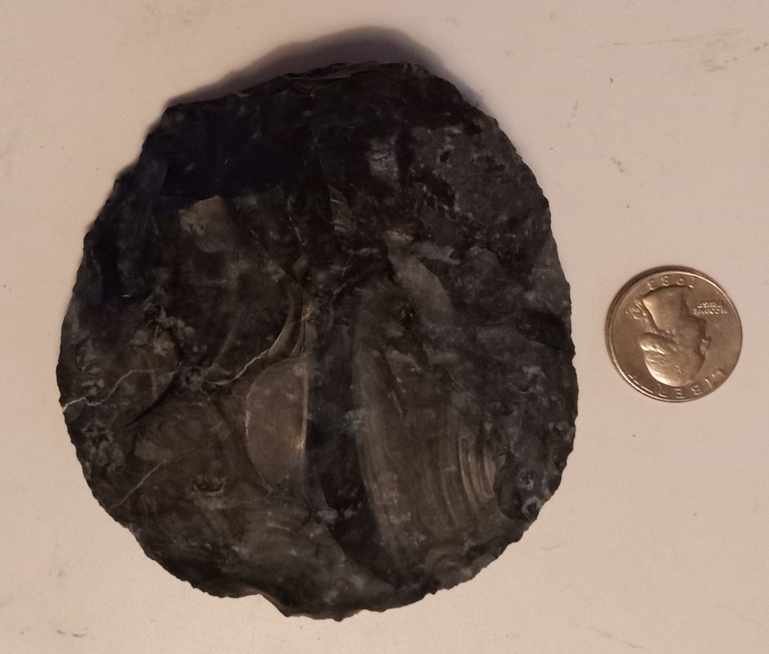 Amazingly Rare Blue Mercer Chert Native American Indian Fleshing Blade ...