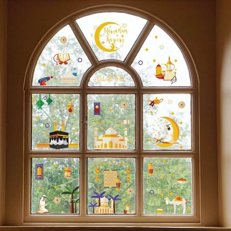 Ramadan Window Decals Set of 9 Sheets - Etsy