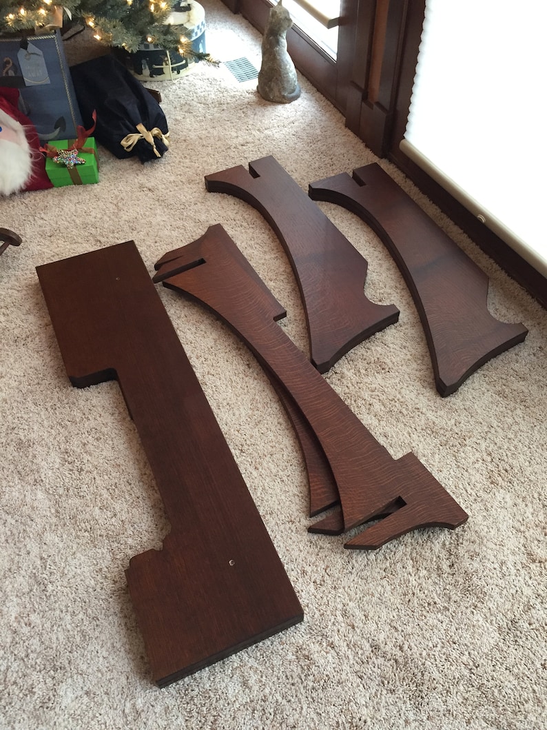 Woodworking Plans: Arts & Crafts Style Knock-down Keyhole Featherweight ...