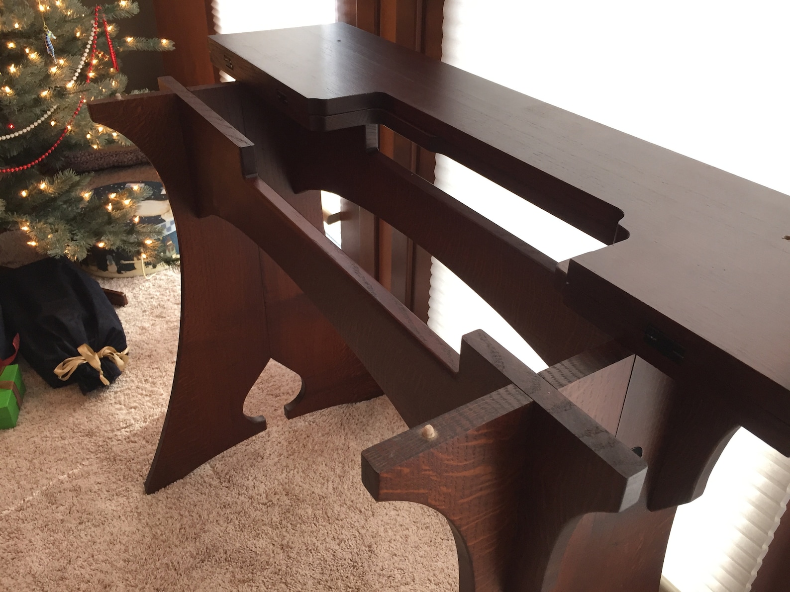 Woodworking Plans: Arts & Crafts Style Knock-down Keyhole Featherweight ...