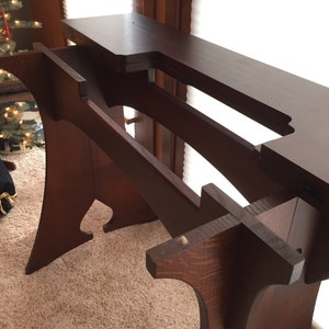 Woodworking Plans: Arts & Crafts Style Knock-down Keyhole Featherweight ...