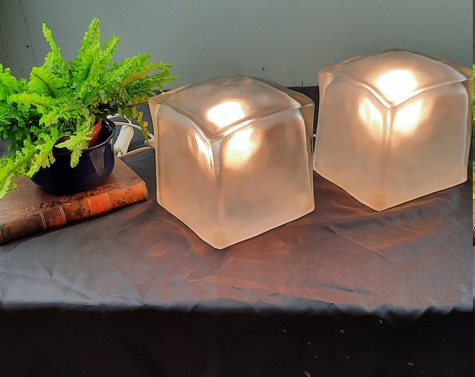 Vintage Ikea Ice Cube Lamp - Etsy