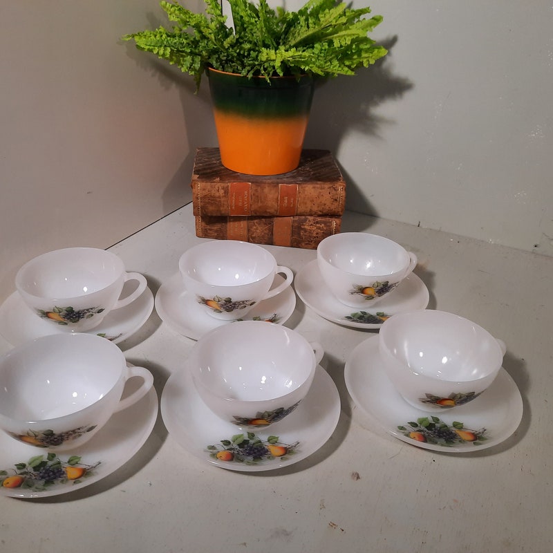 Arcopal Tea Cups - Etsy