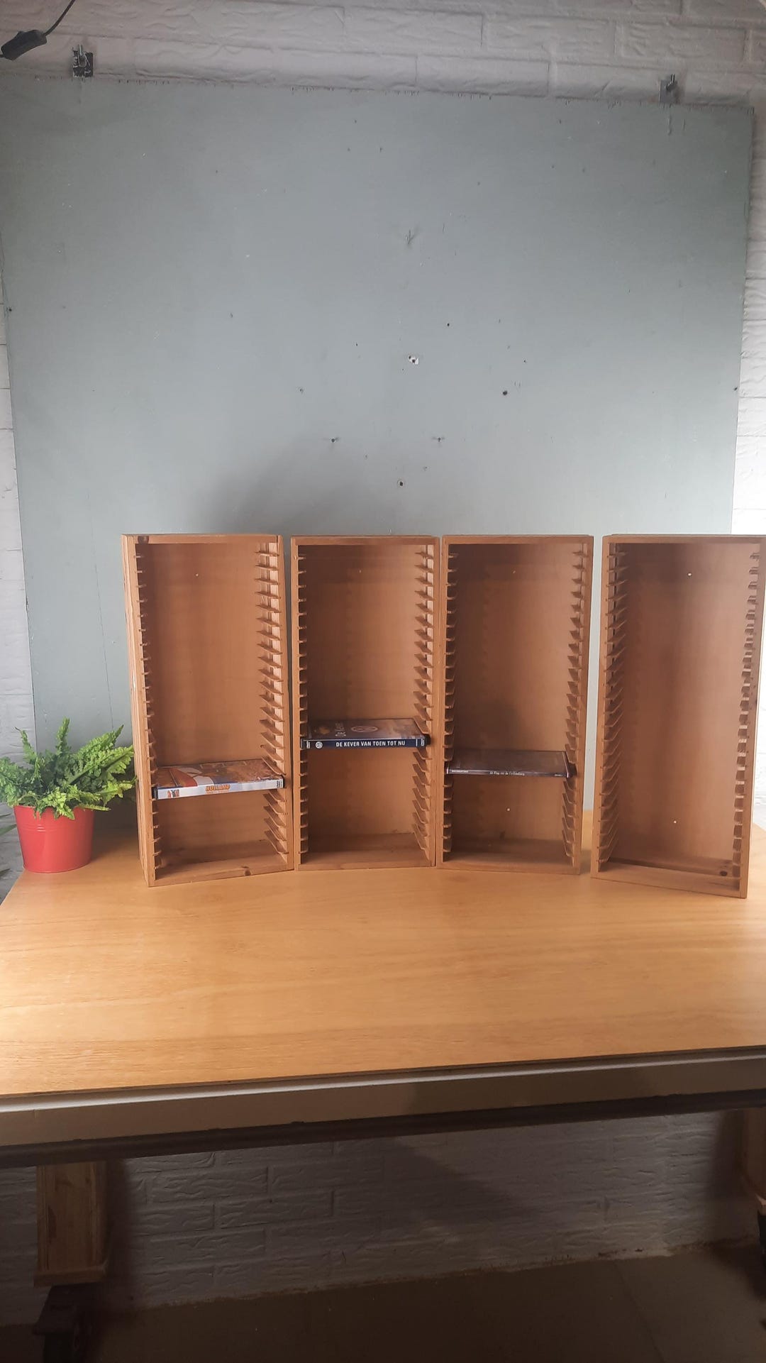 1 of 4 DVD Box Racks With Space for 24 Vintage Dvds - Etsy