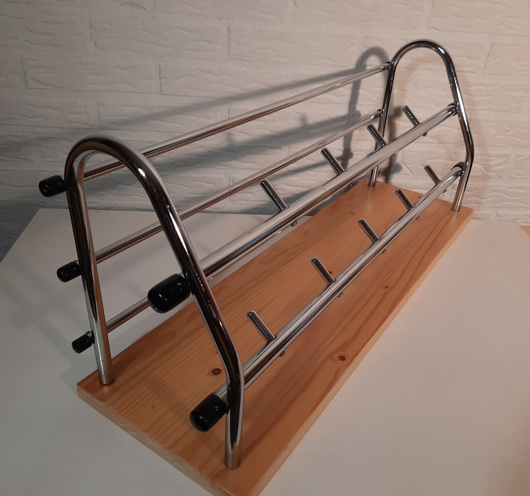 Old Fashion Coat Rack, Mid-century With a New Wooden Back-side - Etsy