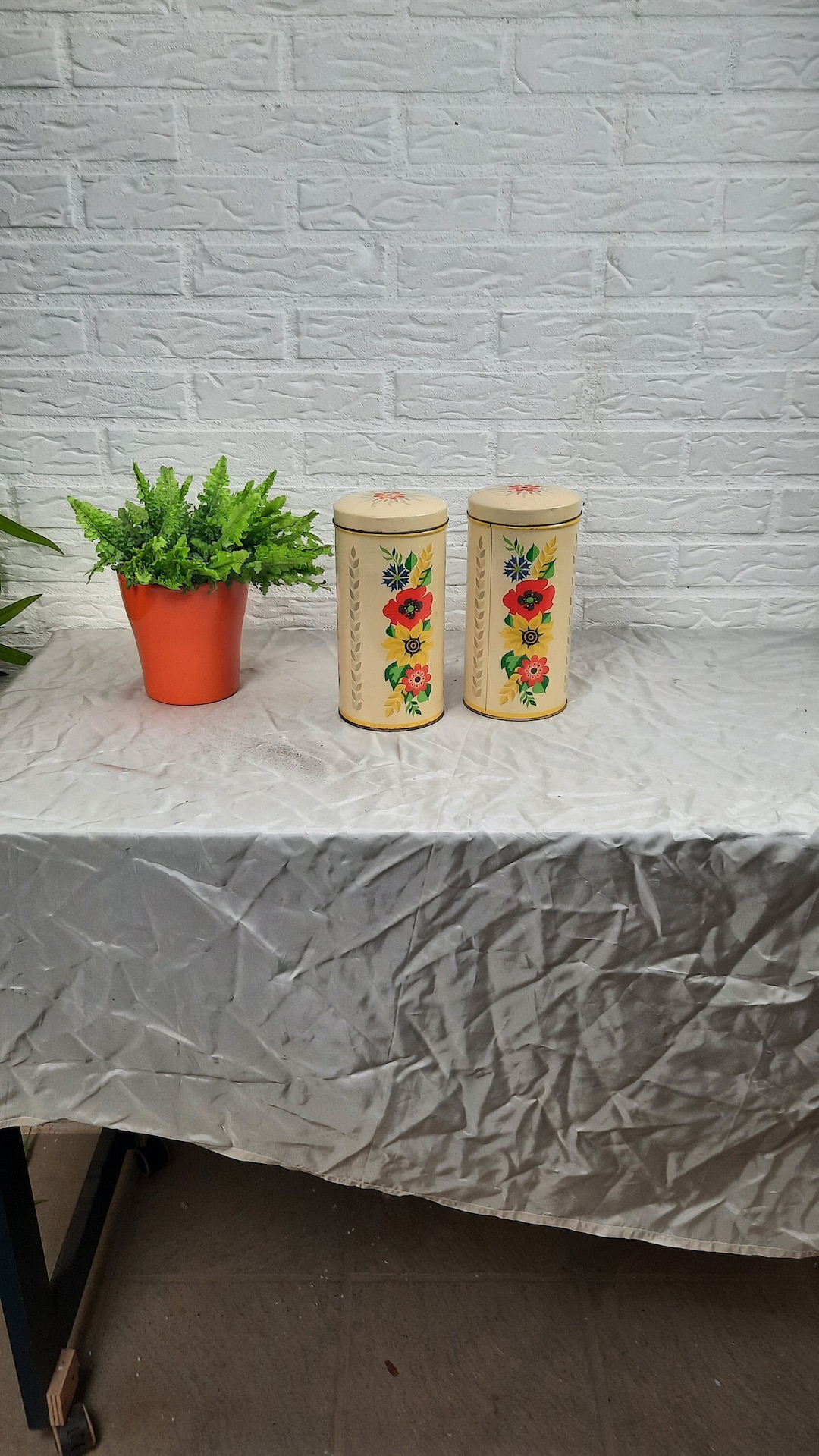 Vintage Set of 2 Verkade Biscuit Tins Retro - Etsy