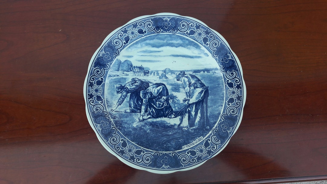 Unique Delft Blue, De Arenlezers, by Boch for Royal Sphinx - Etsy