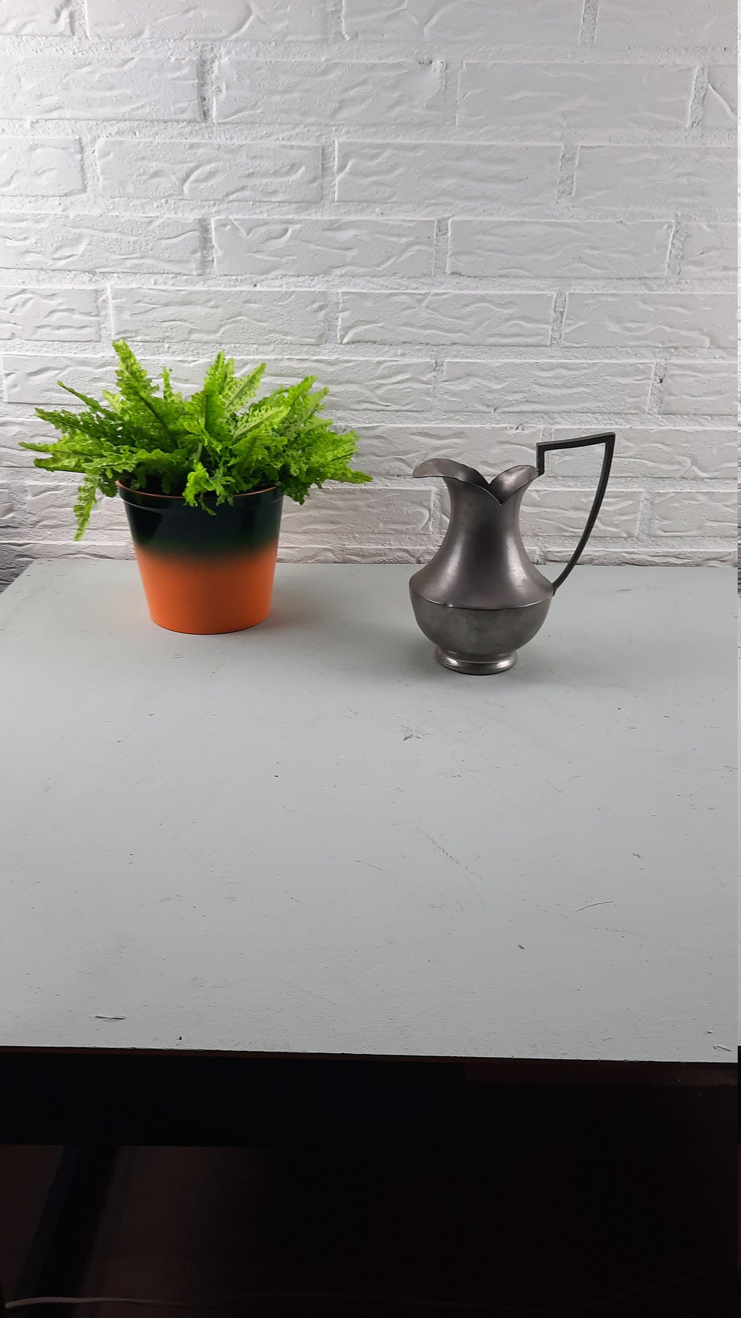 Antique Tin Wine Jug Rio Tin - Etsy