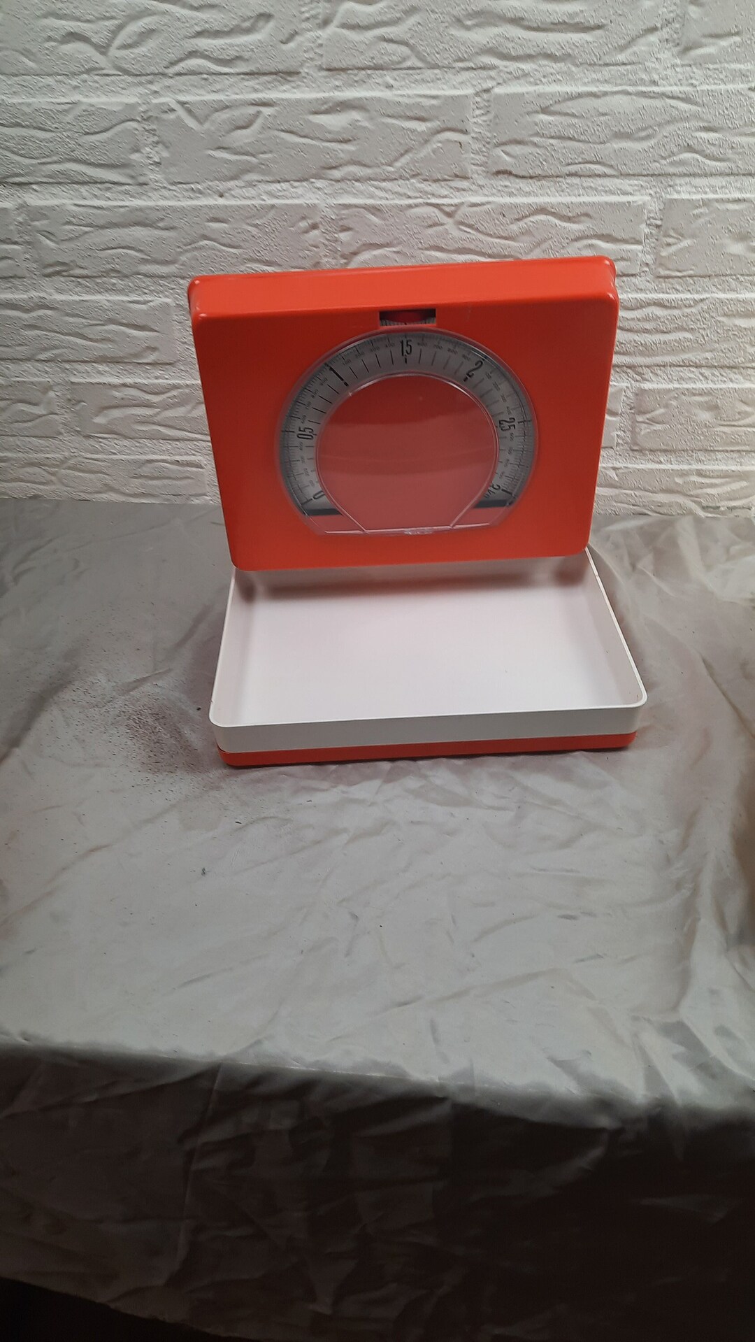 New Old Stock Stube 7500 Wall Scale Orange Retro - Etsy