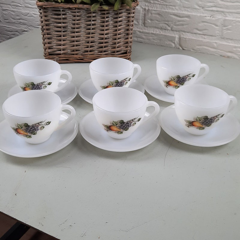 Arcopal Tea Cups - Etsy