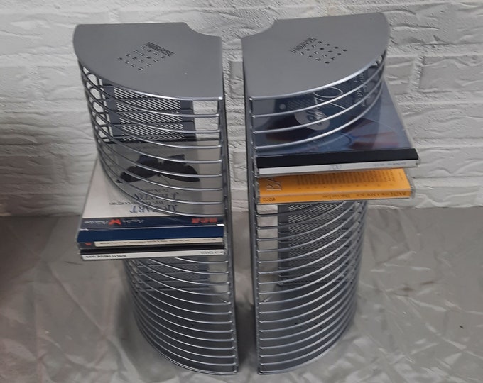 Rosendahl Vintage CD Holder - 25 CD Holder - Chrome Cd Rack - Design ...