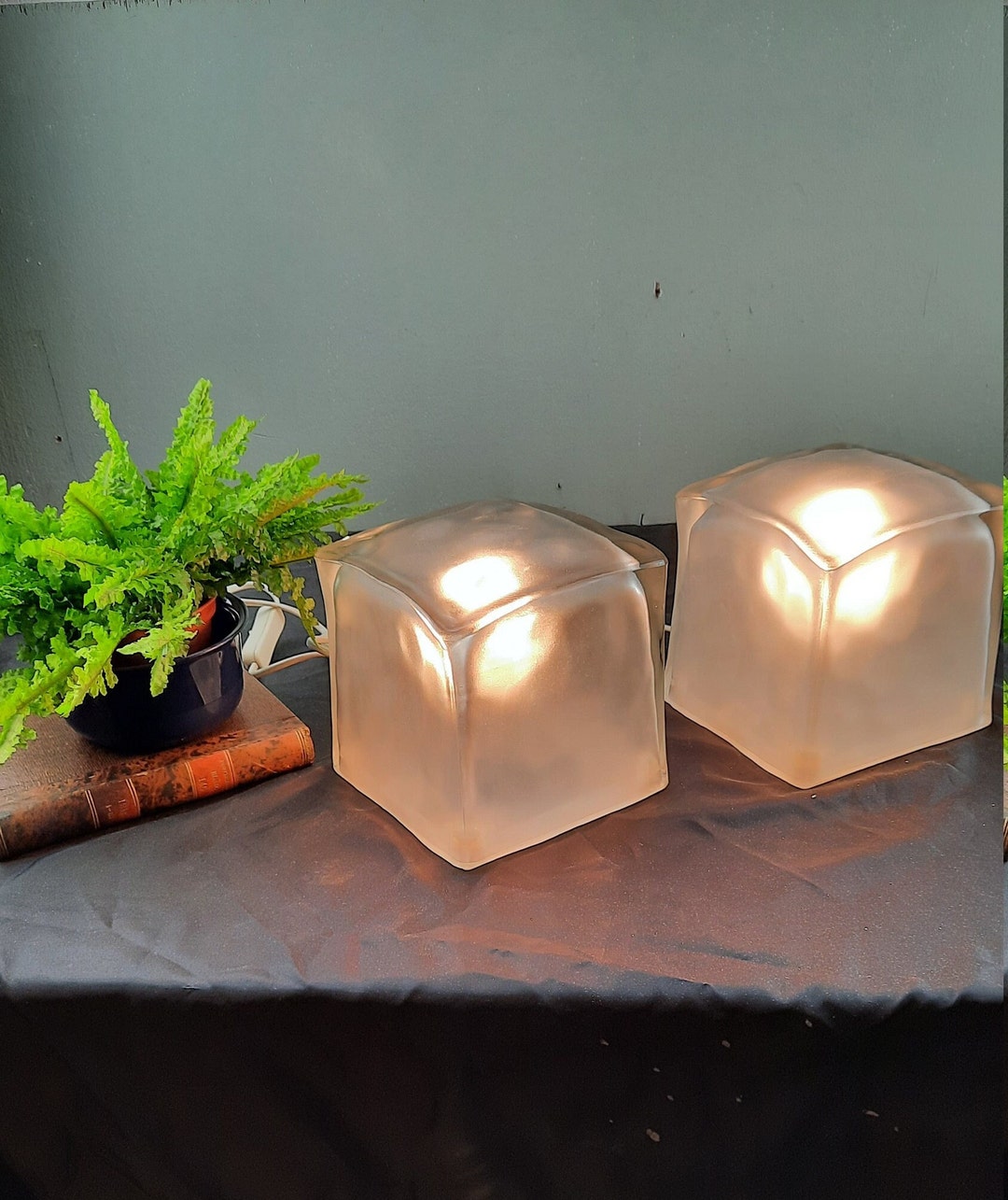 Vintage Ikea Ice Cube Lamp - Etsy
