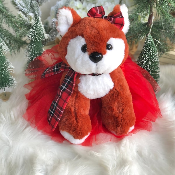 Fox Stuffed Animal - Etsy