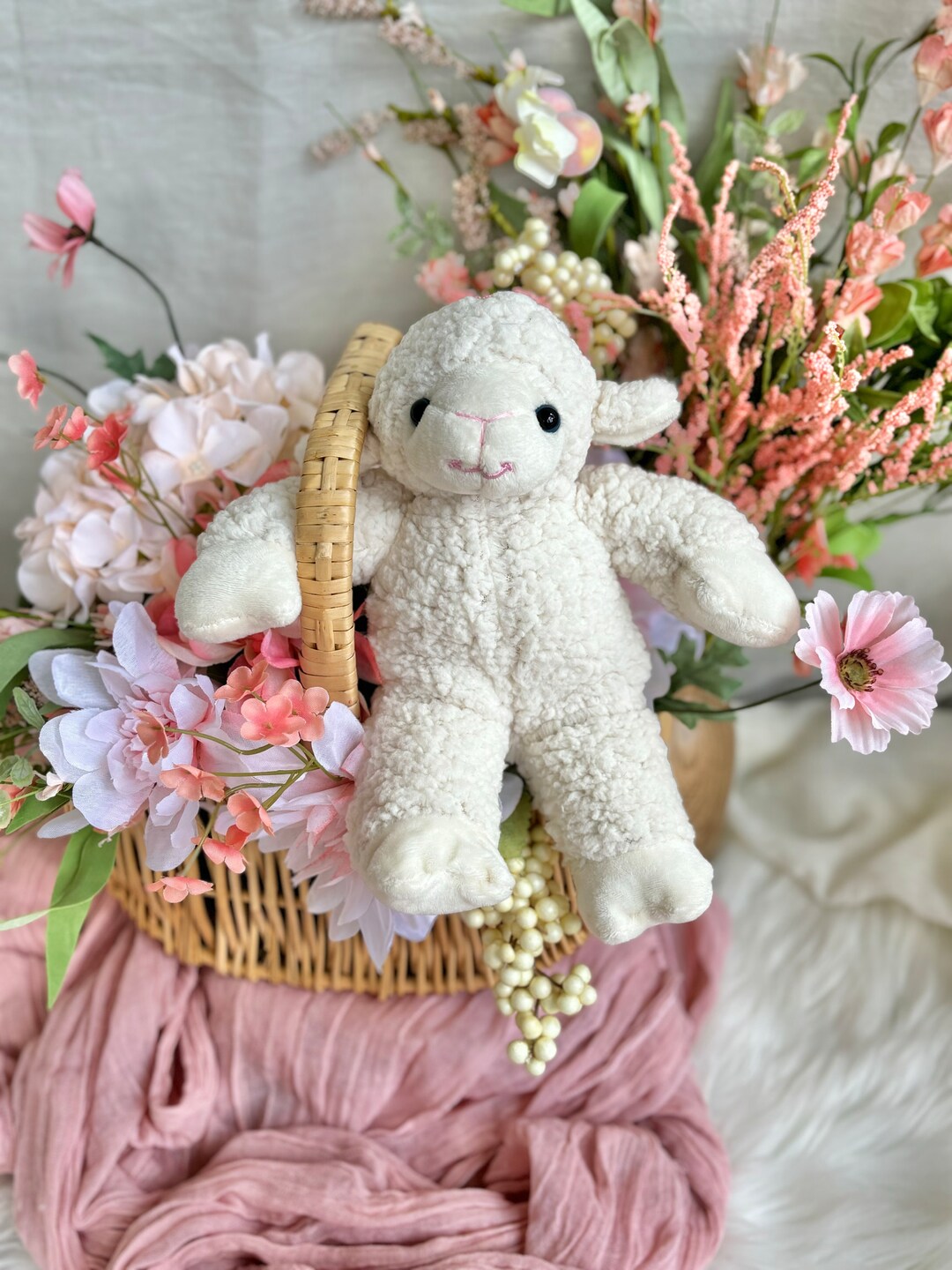 Mini Lamb Stuffed Animal Plush Lamb Stuffed Lamb Farm Plush Farm ...