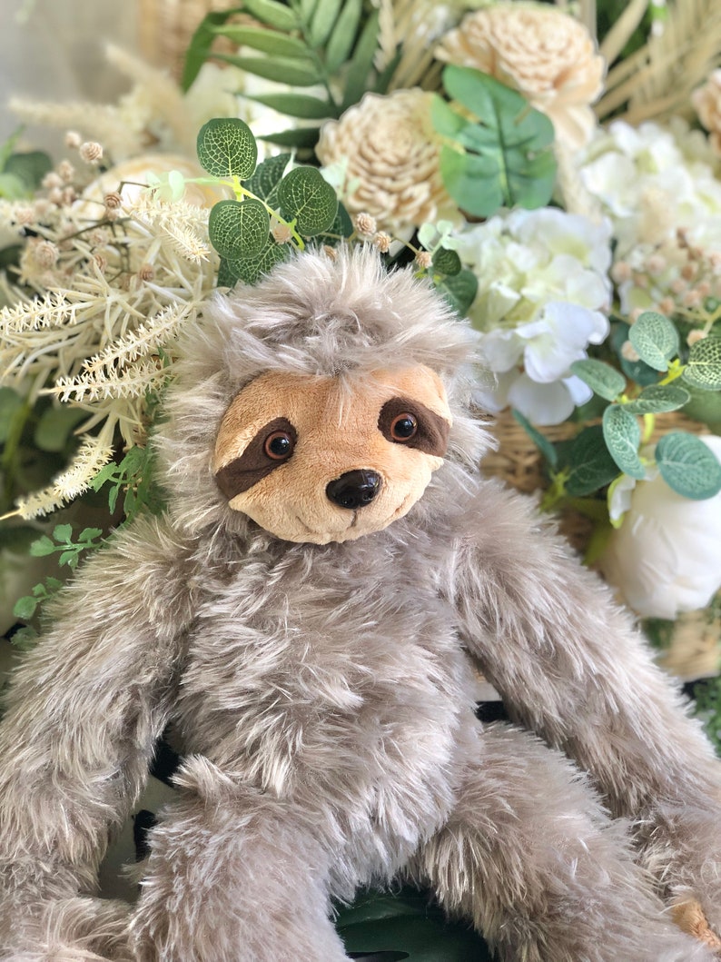 Sloth 1lb Weighted Stuffed Animal: Stress Relief Sensory Plush Toy - Etsy
