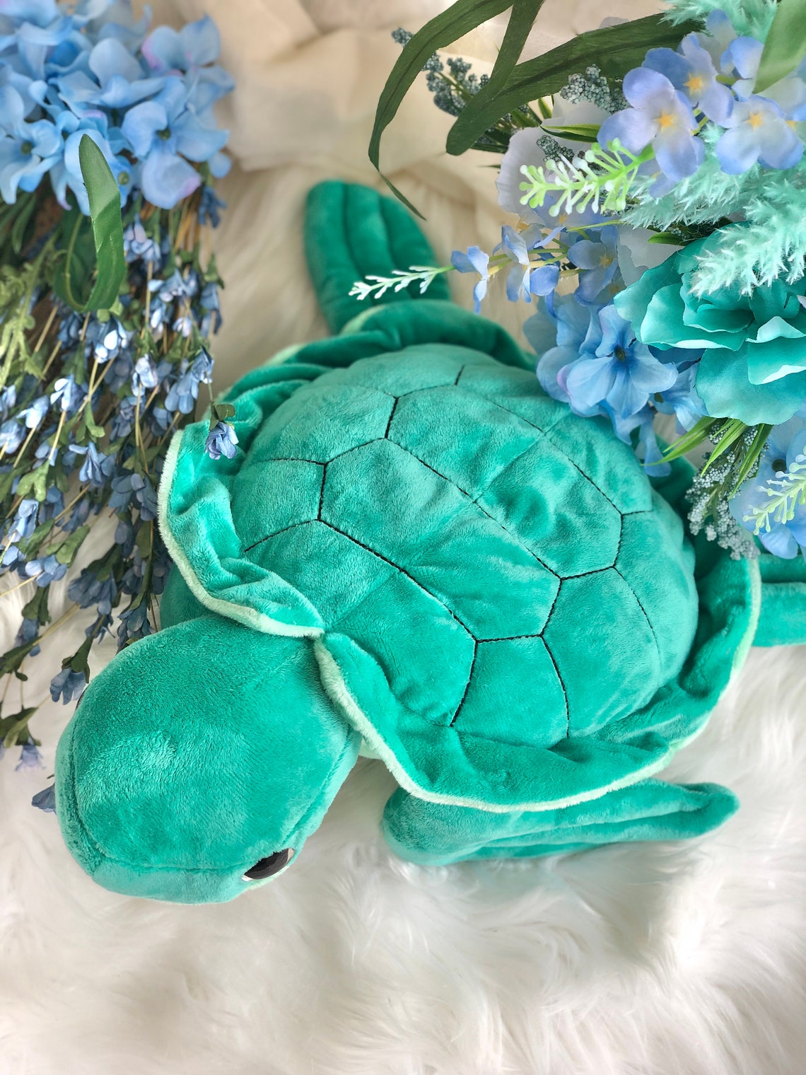 Turtle Stuffed Animal Plush Turtle Turtle Plushie Ocean - Etsy