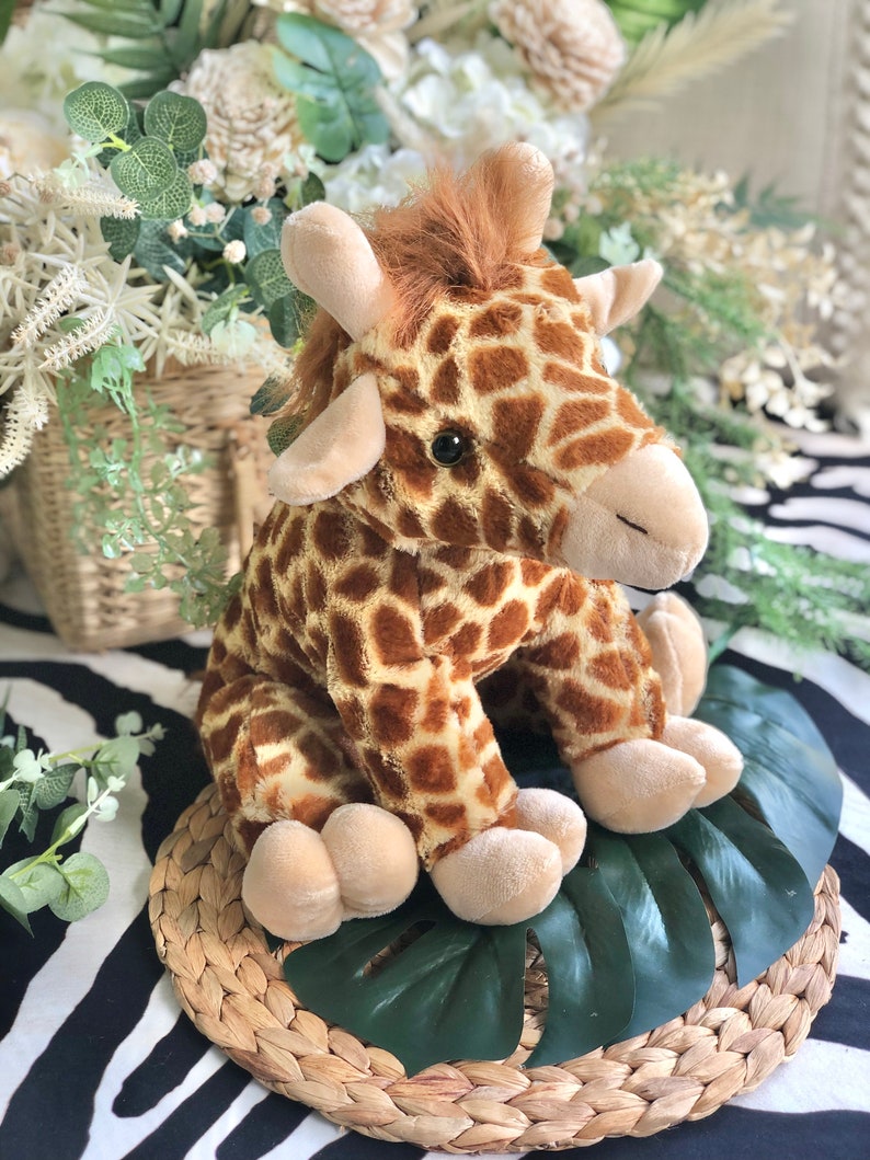Giraffe Stuffed Animal Plush Giraffe Safari Plush - Etsy