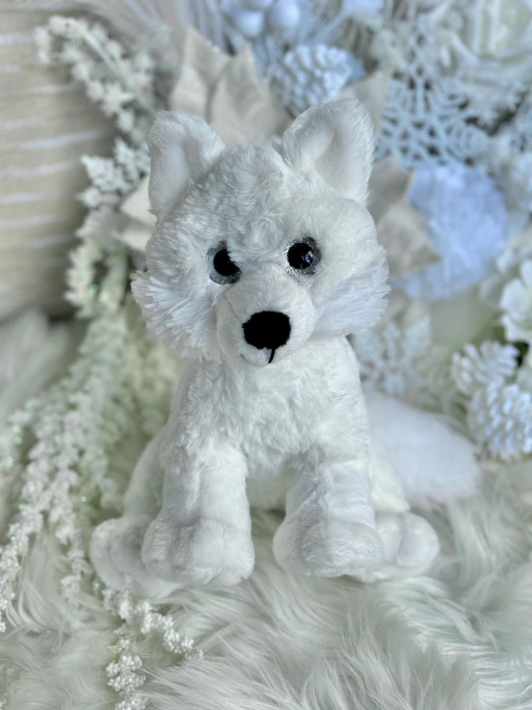 Arctic Fox Small Stuffed Animal | Winter Plush | Plushie | Polar ...