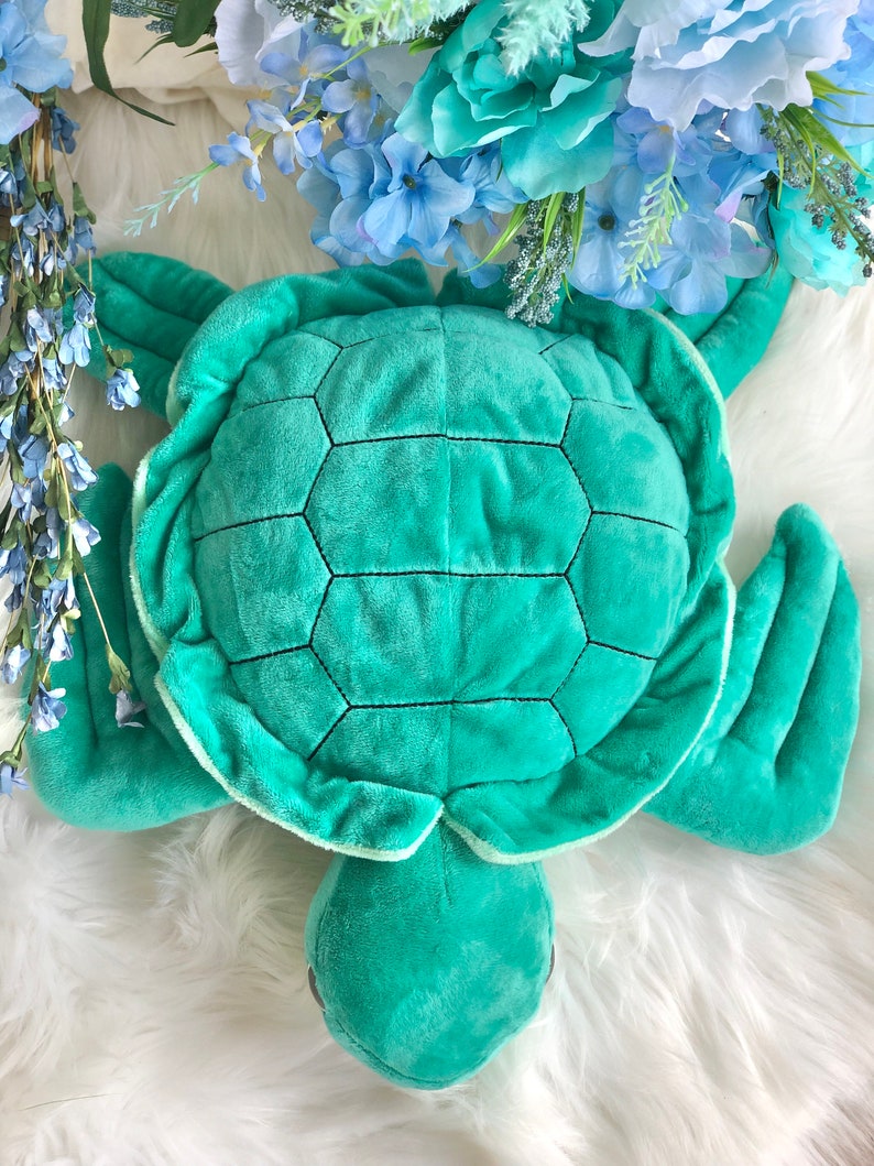 Turtle Stuffed Animal Plush Turtle Turtle Plushie Ocean - Etsy