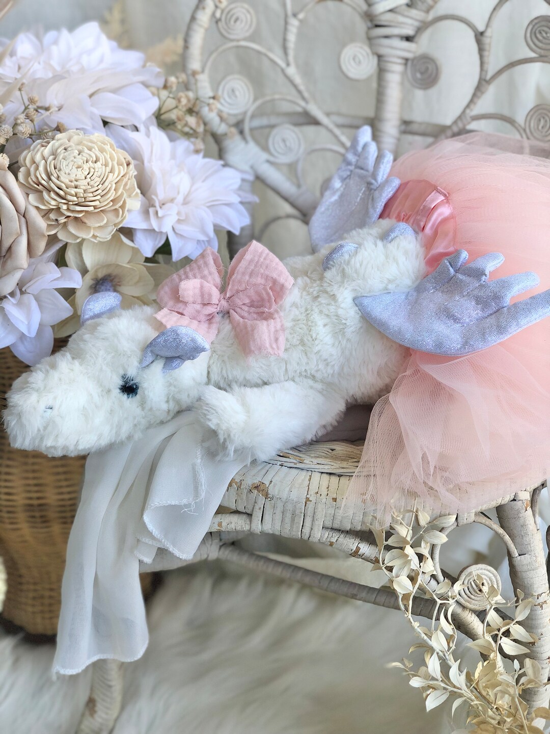 Dragon Stuffed Animal Dragon Plushie Plush Dragon Dragon Gifts Stuffed ...