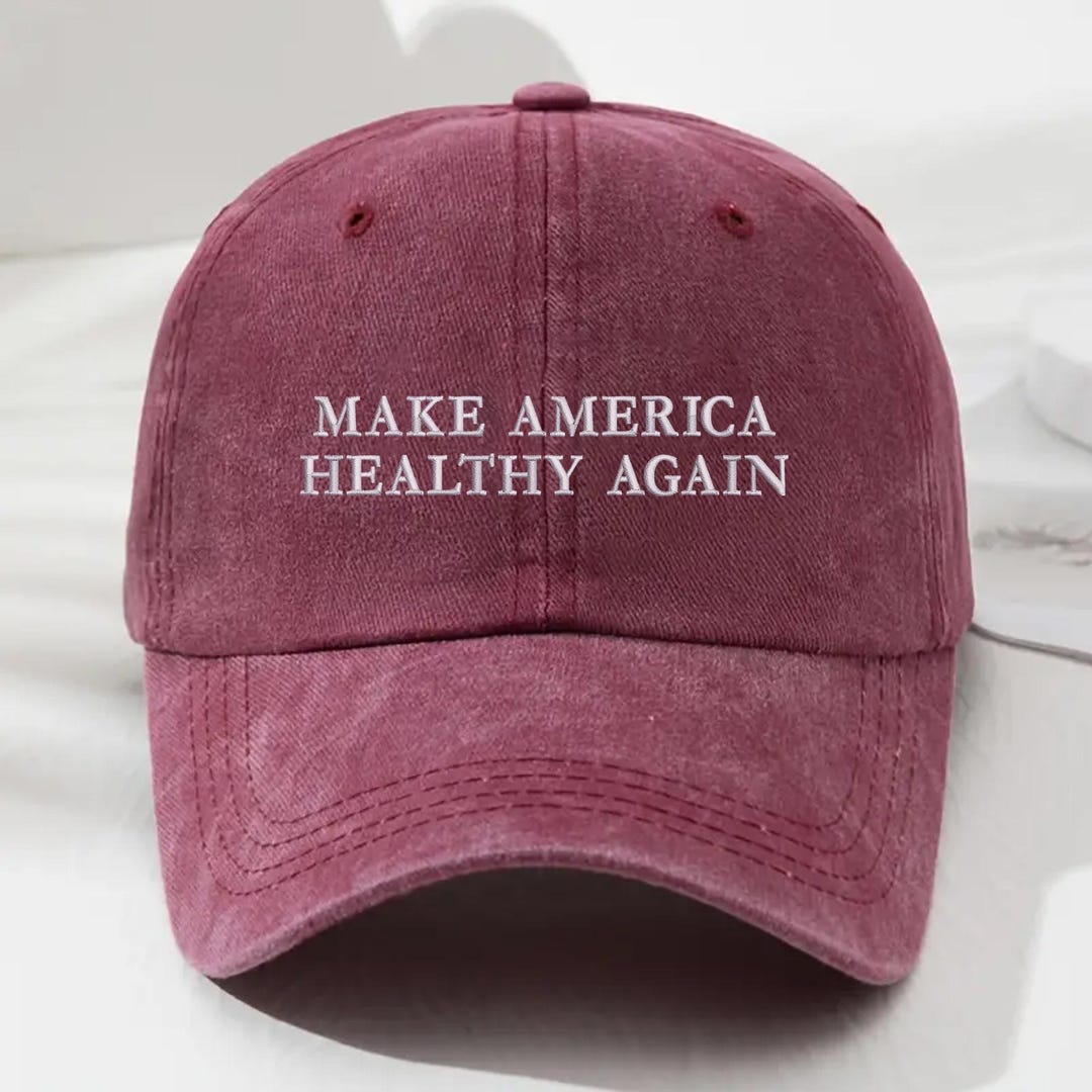 MAHA Dad Embroidered Baseball Cap, Make America Healthy Again Vintage ...