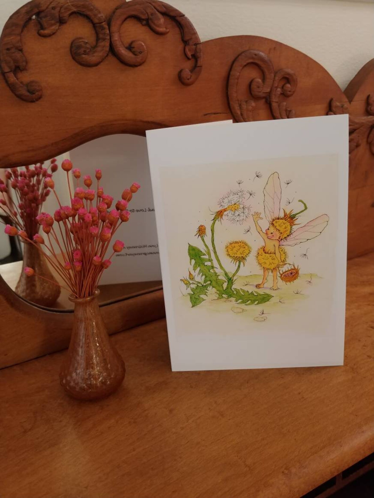 Fantasy Art Notecards or Print - Dandelion Fairy - Etsy