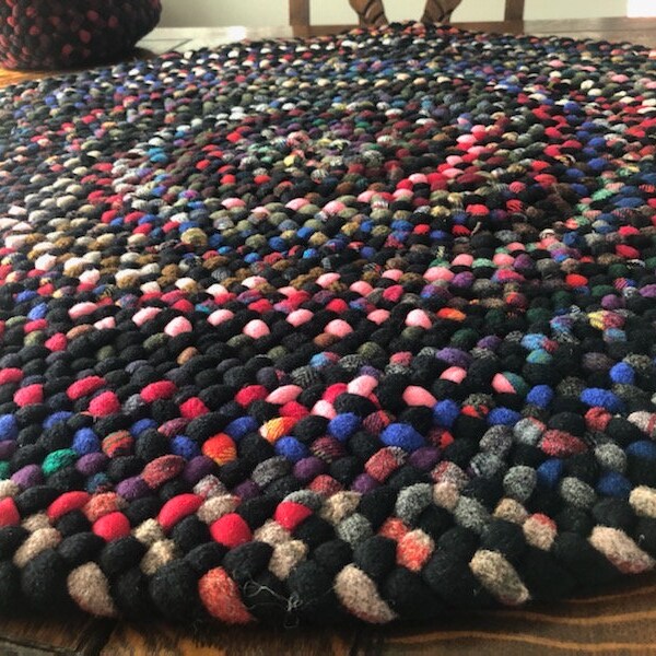 Wool Braided Rug - Etsy