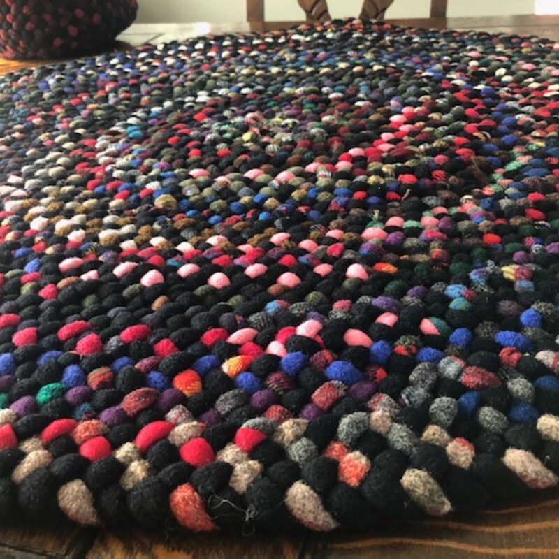 Wool Braided Rug - Etsy