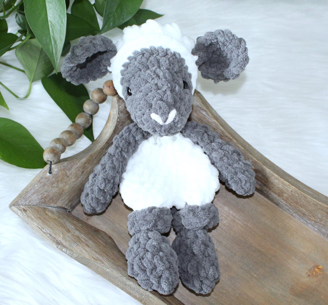 Lamb Snuggler, Sheep Lovey, Mini Lettie Lamb Snuggler, Crocheted Lovey ...