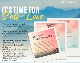 Self Love Workbook, Self Care Printable, Self Esteem, Confidence ...