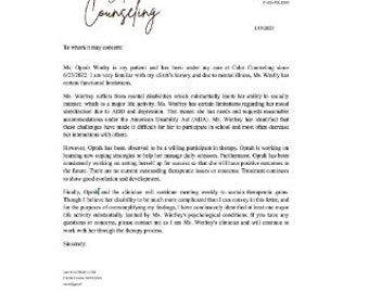 Request for Reasonable Accommodation Letter Template, Accommodation ...