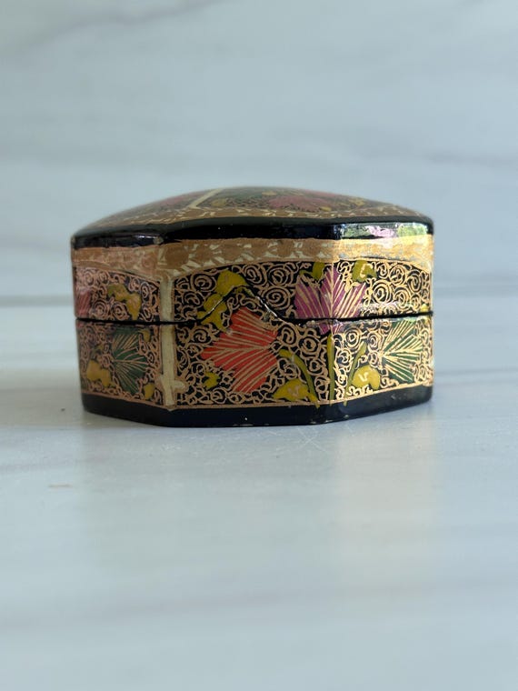 vintage handmade paper mache - Gem