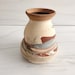 Vintage Swirl Pottery Vase Vintage ceramic Vase in Brown, Beige, and ...