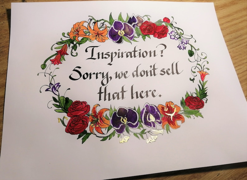 Custom Calligraphy Commissions - Etsy