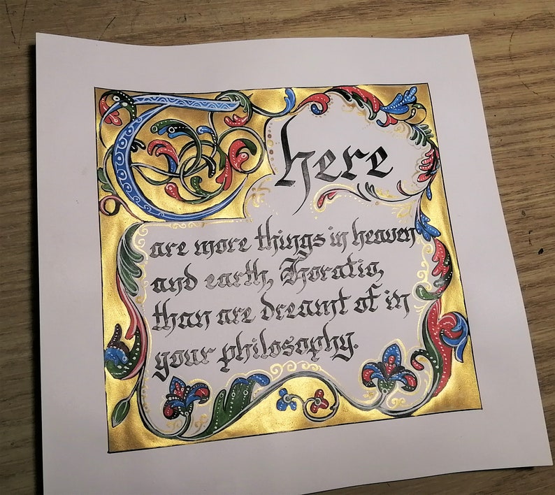 Custom Calligraphy Commissions - Etsy