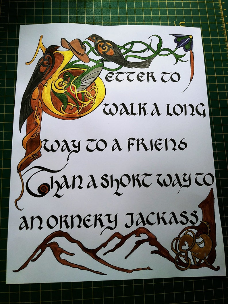 Custom Calligraphy Commissions | Etsy