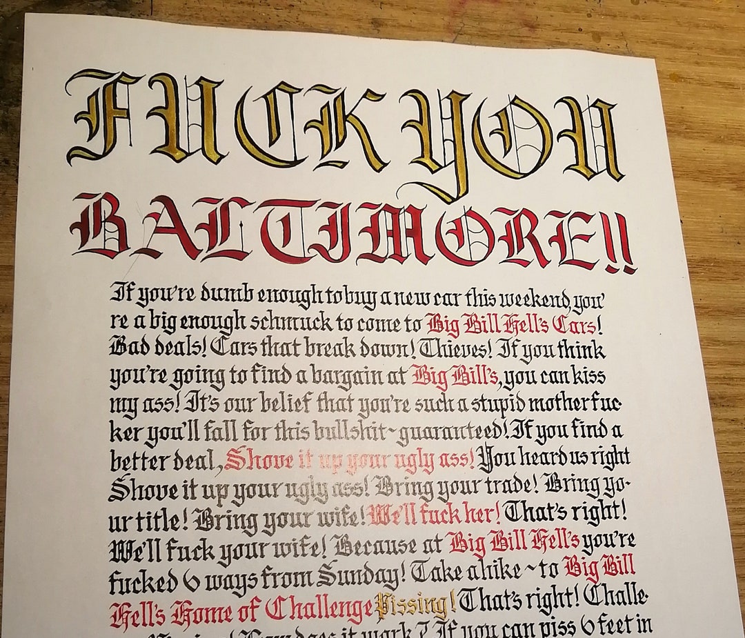 Greatest Ever Commercial Meme Calligraphy Prints - Etsy