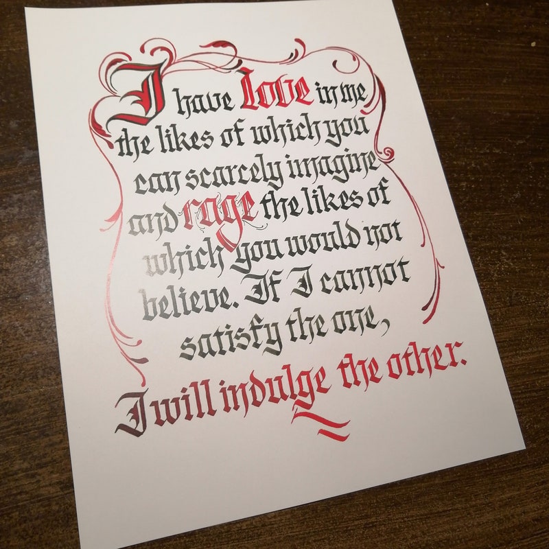 Calligraphy Quote - Etsy