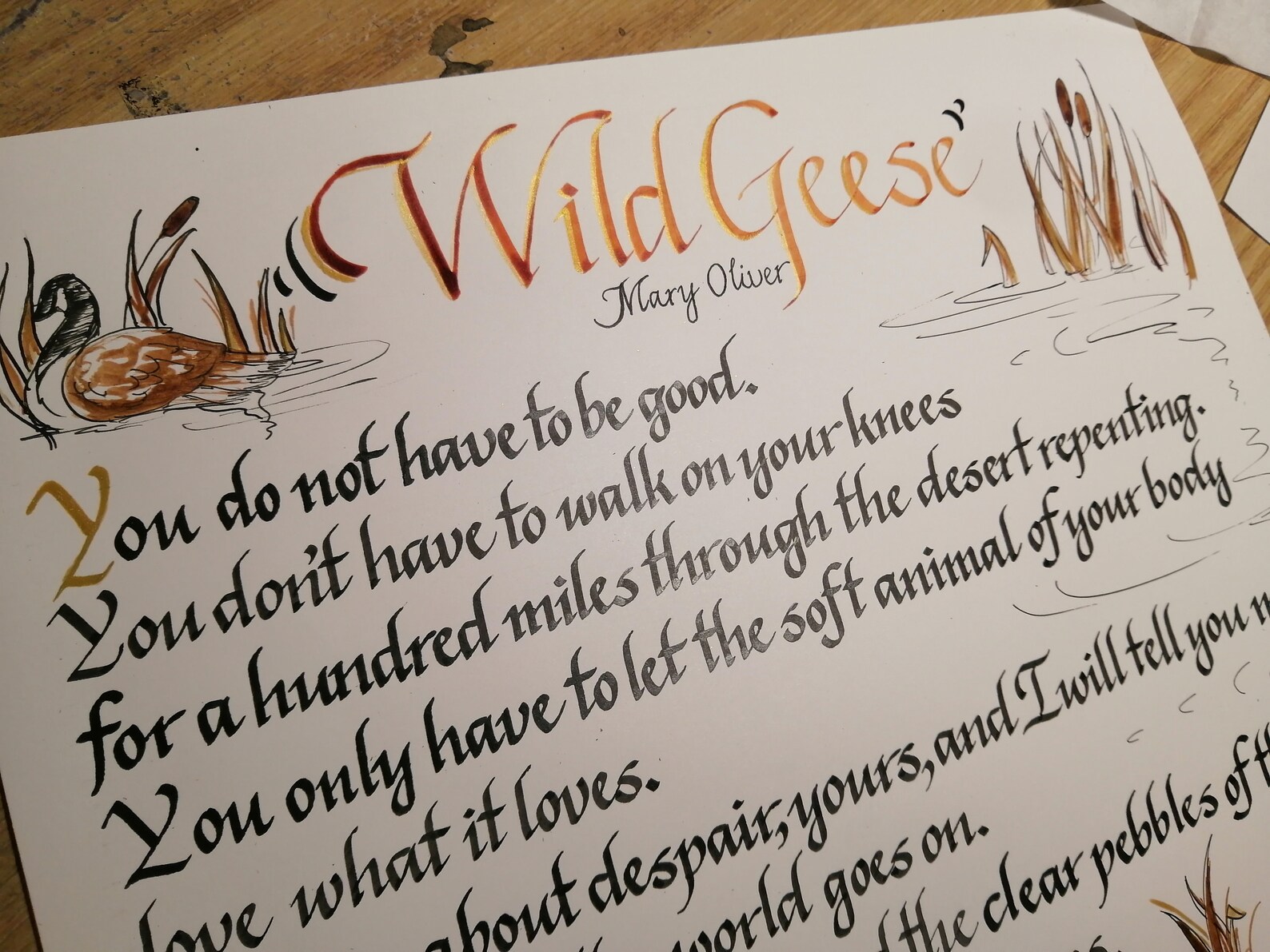 Custom Calligraphy Commissions | Etsy