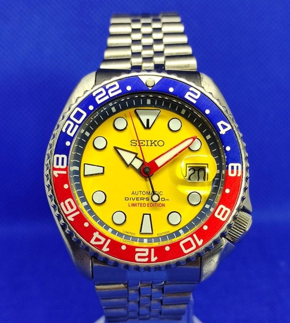 Seiko modified SDS001 PEPSI Scuba Diver's 150M 7002-7… - Gem