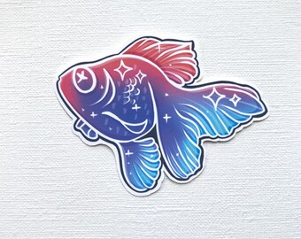 Red Fish Sticker Soldierfish Vinyl Vintage Stickers Bumper - Etsy