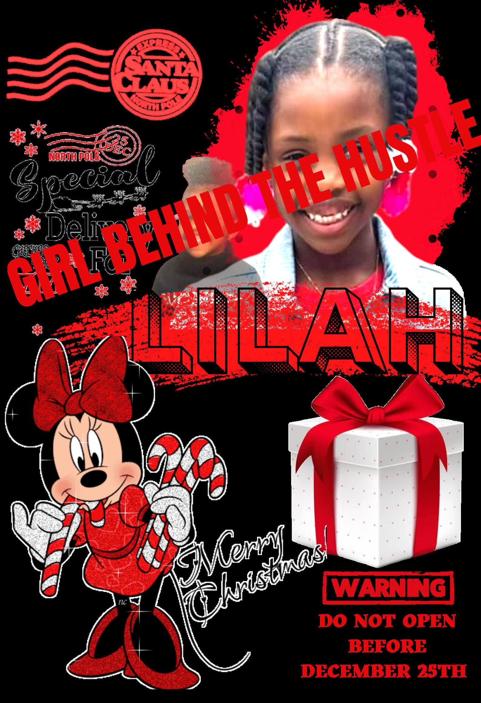 Minnie Mouse Christmas Santa Sack PNG Design (digital Download) - Etsy