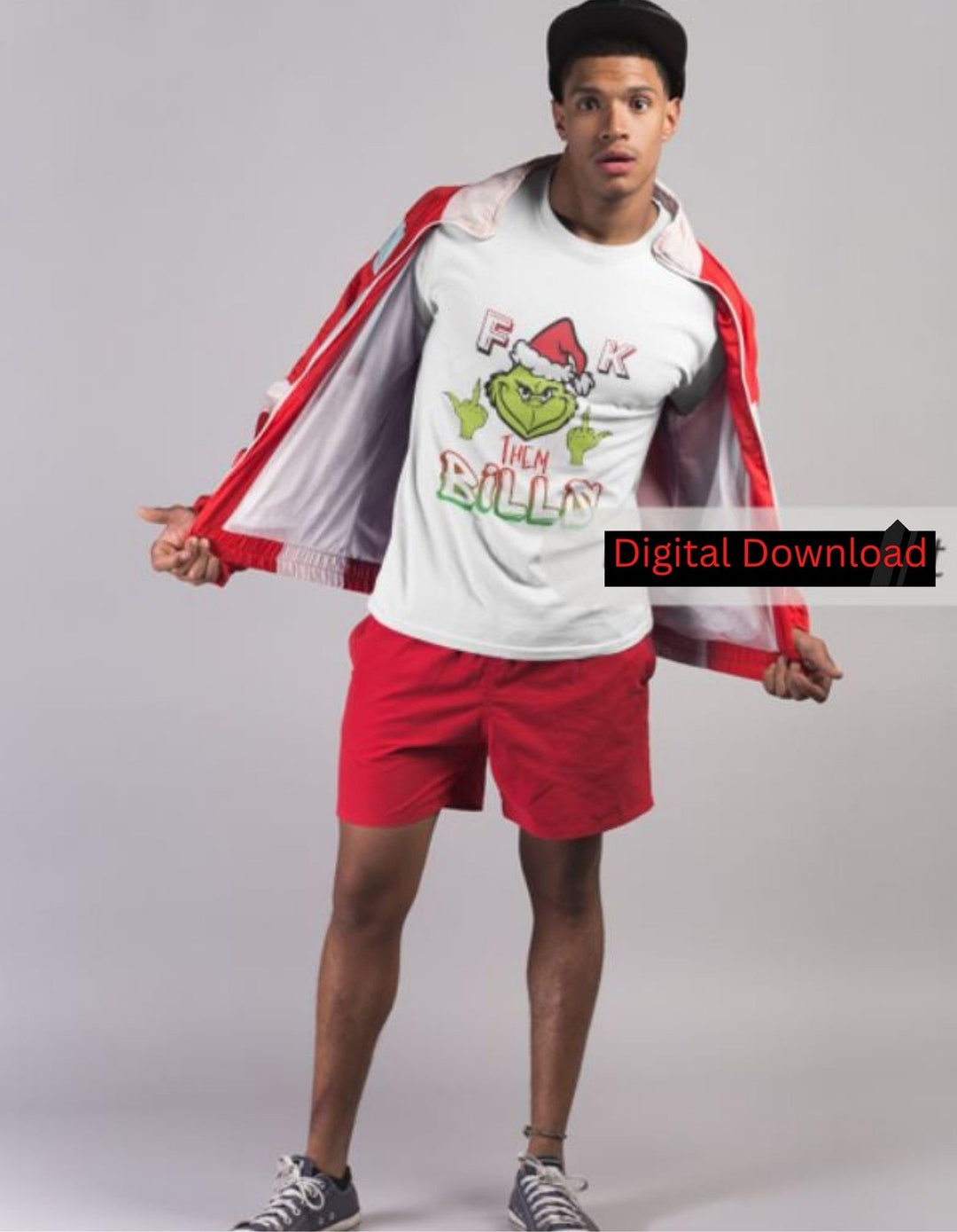 GRINCH FK Them Bills 2 FILES Digital Download Heat Transfer - Etsy