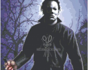 Michael Myers Cross Stitch Pattern Pdf Format - Etsy UK