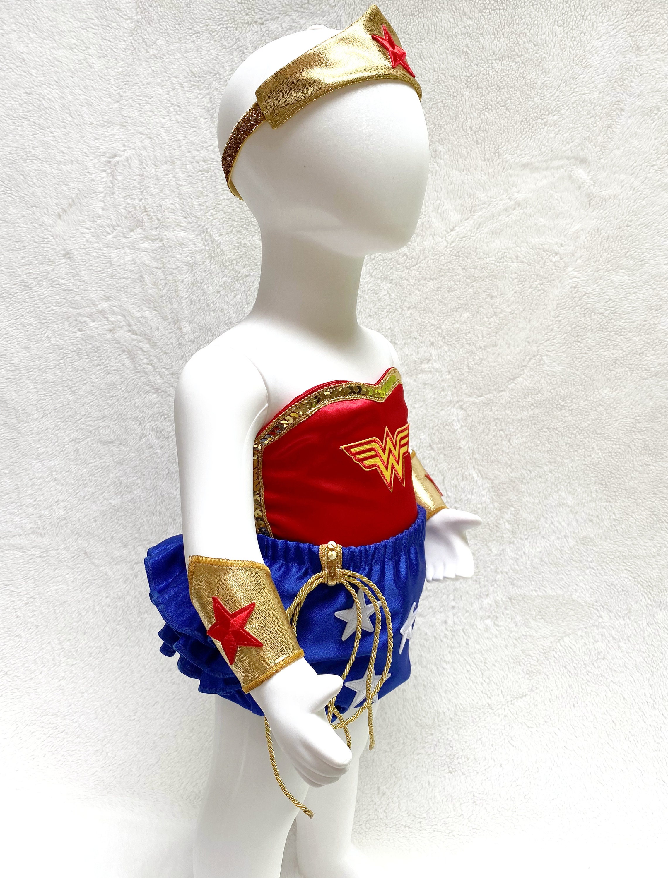 Wonder Woman Costume Kids Etsy