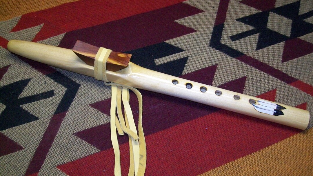 Native American Style Flute in the Key of High C Sharp at 432hz Michael ...
