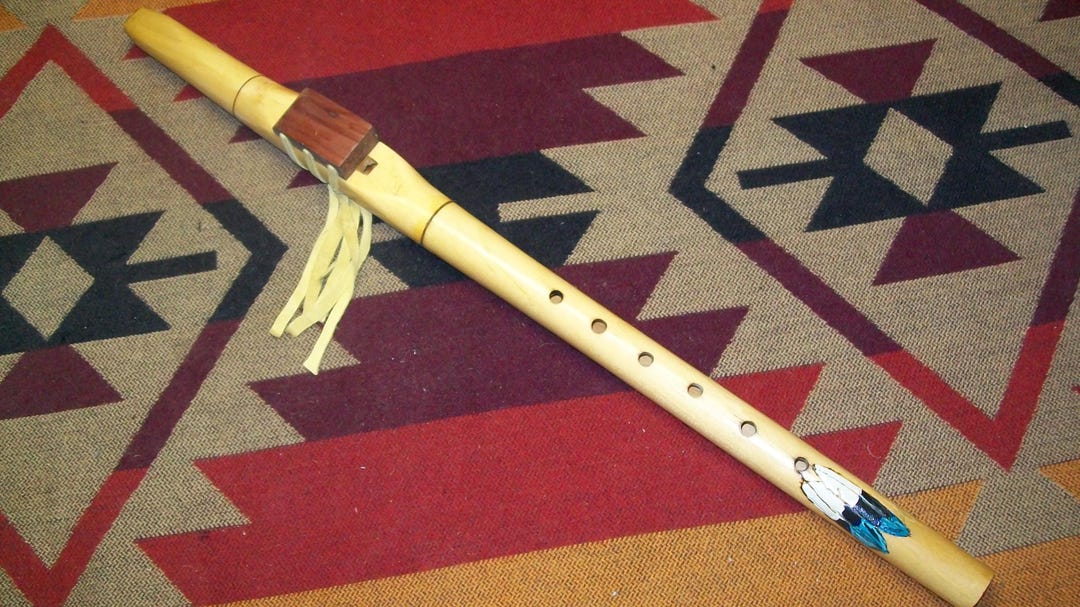 Native American Style Flute in the Key of Mid G Sharp at 432hz Michael ...