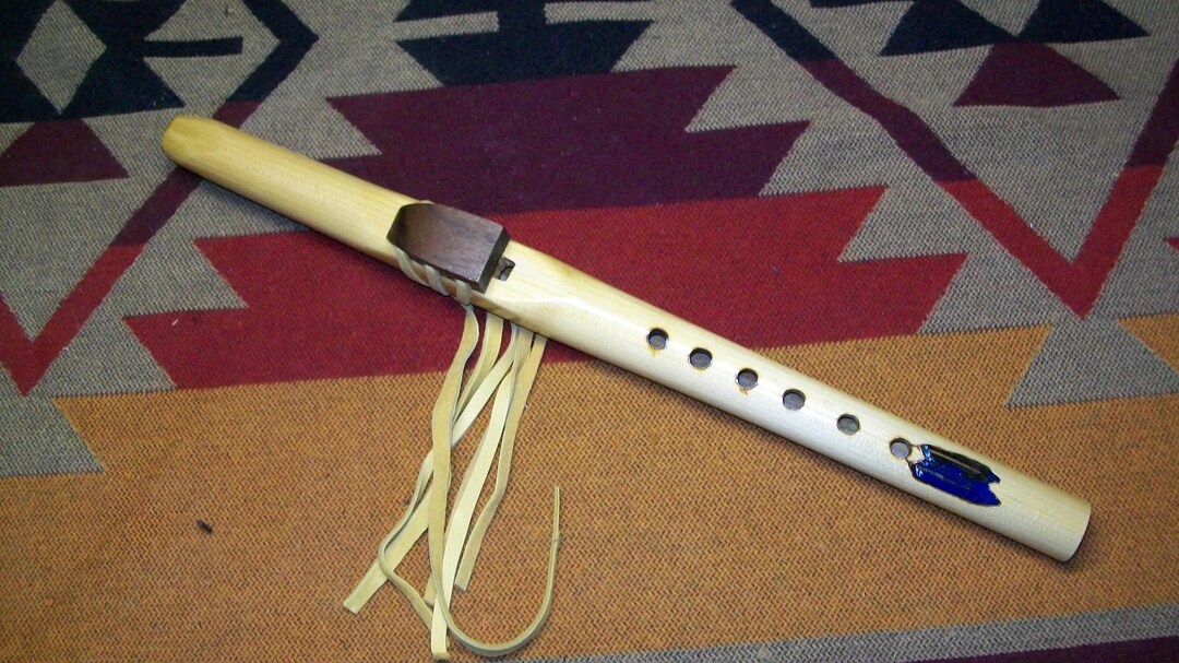 Native American Style Flute in the Key of High C Sharp at 440hz Michael ...