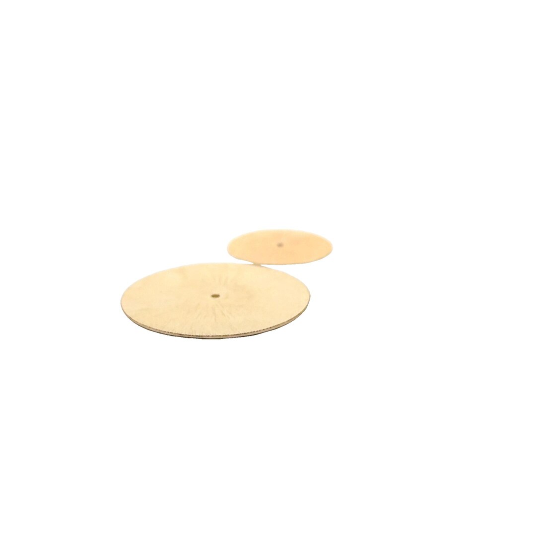 Gold Finish Metal Stamping Blanks: Brushed Circle Discs (30/45mm) - Etsy