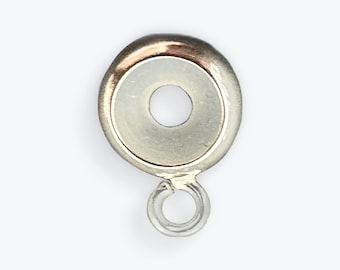 4 Pieces Stainless Steel Stopper Bead Stopper With Rubber Inside 104 ...